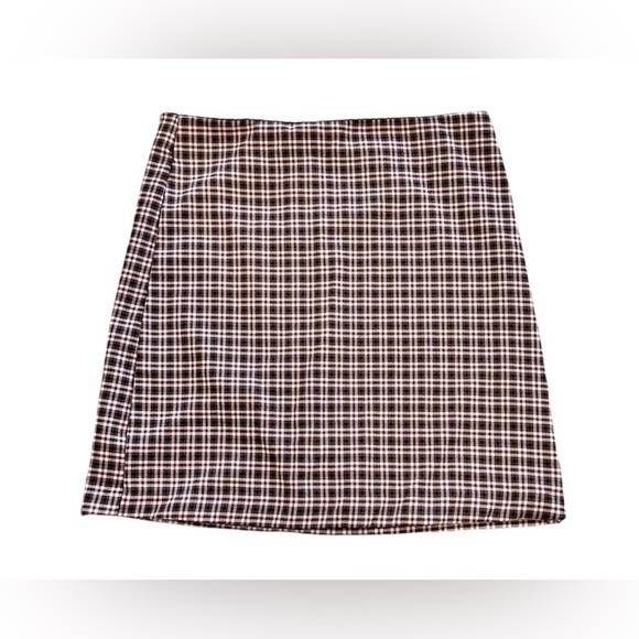 Bottoms | Gb Girls 14 Xl Girls Brown Plaid Mini Skirt Y2k Clueless ...